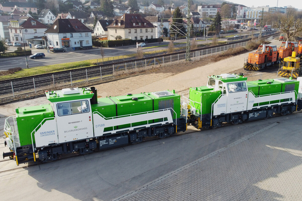 Powerful four-axle shunting locomotives for Sweden